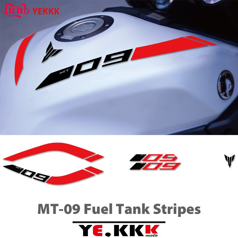 Jual &Reflective Vinyl Motorcycle Stickers Tank Decals Logo For YAMAHA ...