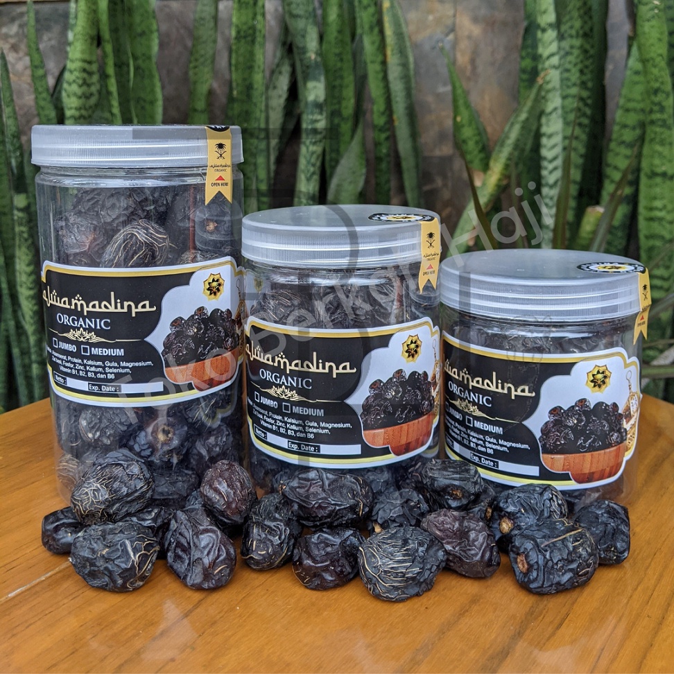 Jual Kurma Ajwa Madina Premium 100% Organic Kemasan Keler 700 Gram 550 ...