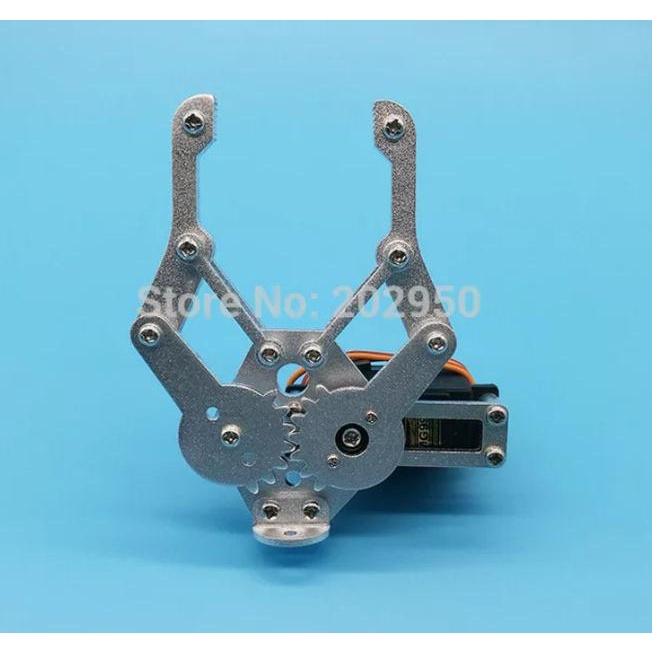 Jual Gripper ALUMINIUM ROBOT ARM CLAMP CLAW MOUNT FOR SERVO penjepit ...