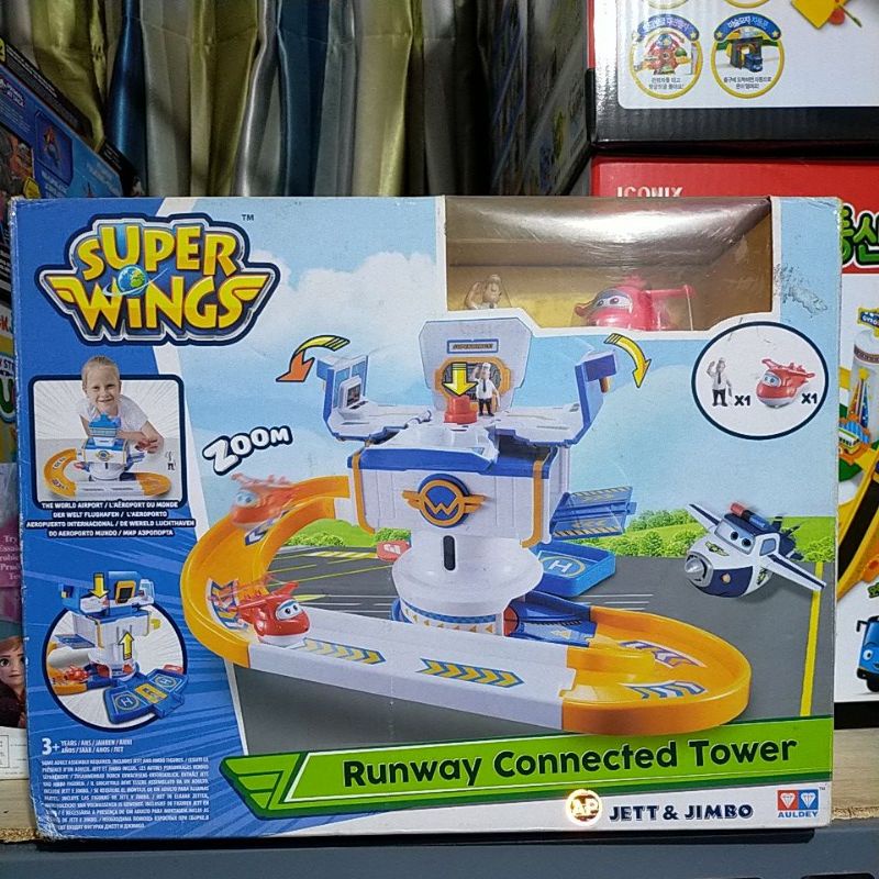 Jual SALE STOCK : Super Wings Runway Connected Tower Jett & Jimbo ...