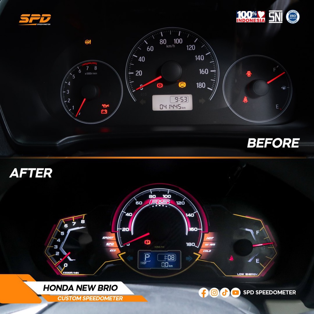 Jual PAKET CUSTOM SPEEDOMETER CUSTOM - SPD SPEEDOMETER | Shopee Indonesia