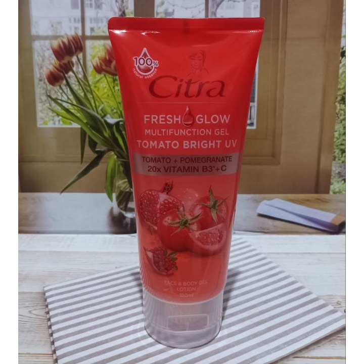 Jual Citra Fresh Glow Multifunctional Gel Tomato Bright 180ml | Shopee ...