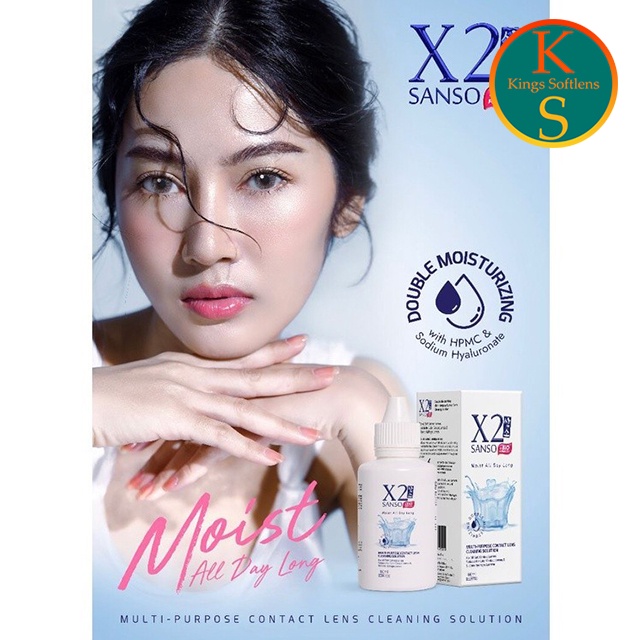 Jual Air Softlens X2 Sanso 60ml / Cairan Softlens X2 Sanso+Bio Formula ...