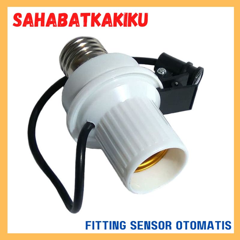 Jual Fitting Lampu Sensor Otomatis / Fitting Lampu Otomstis Cahaya ...