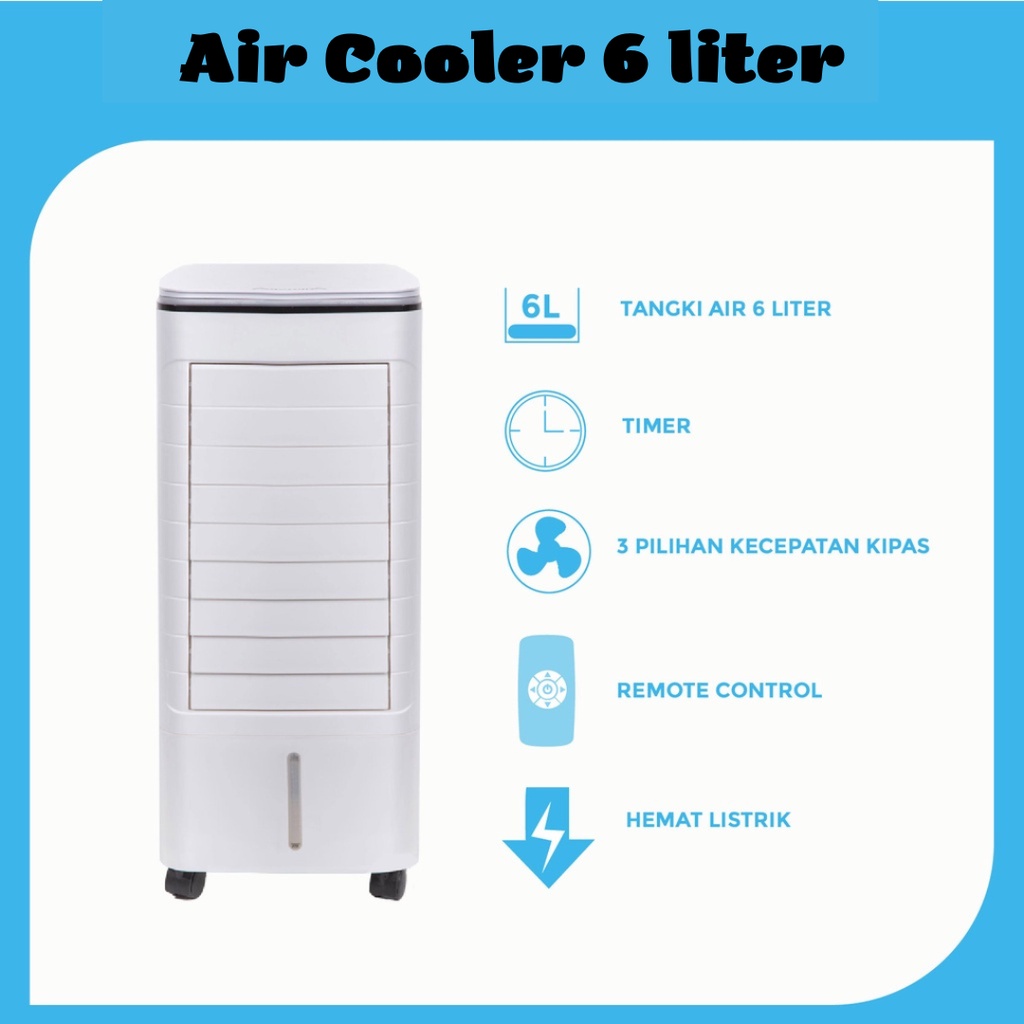 Jual Air Cooler 6 liter portable mini Pendingin Ruangan Aikostar ...