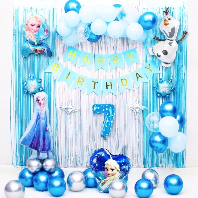 Jual Paket balon dekorasi happy birthday ulang tahun tema karakter ...