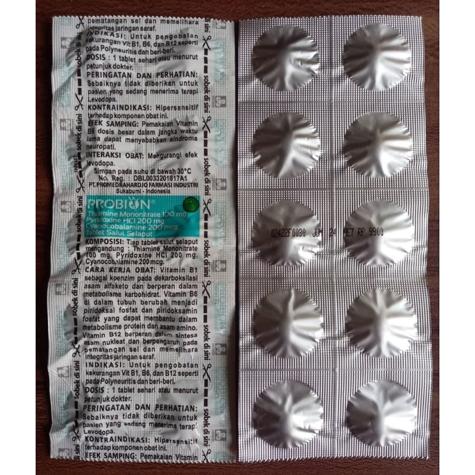 Jual Probion Per Strip 10 Tablet | Shopee Indonesia