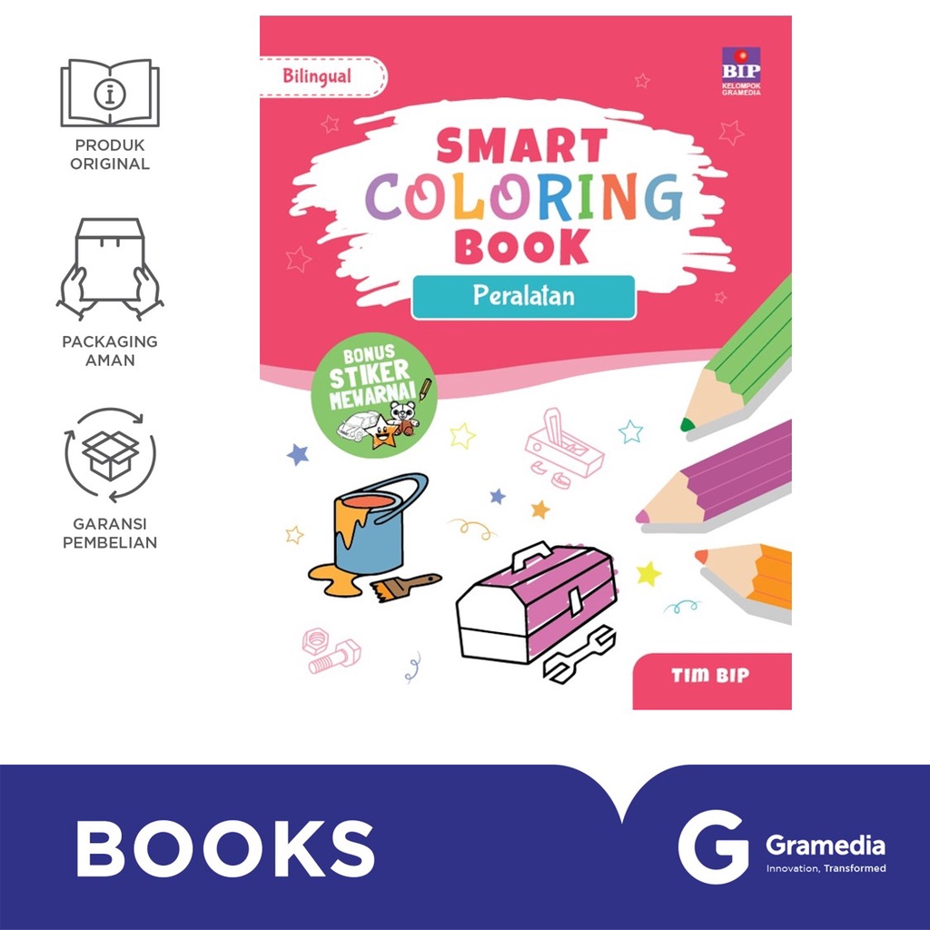 Jual Buku Smart Coloring Book Peralatan | Shopee Indonesia