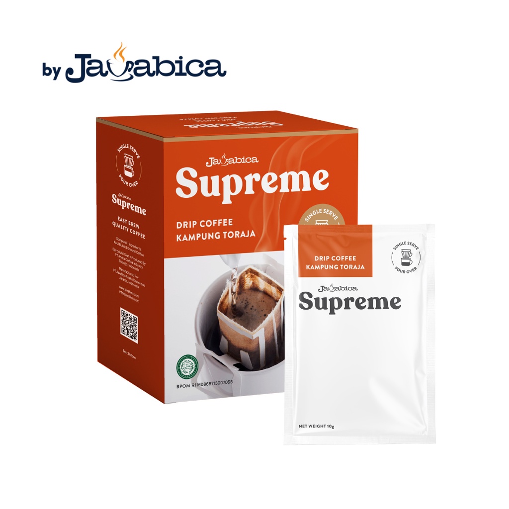 Jual Kopi Instan Javabica - Kopi Drip Supreme Kampung Toraja (10 Gr x 3 ...