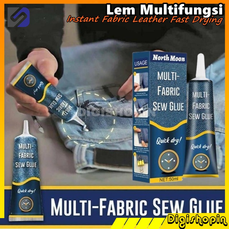 Jual Cairan Liquid Lem Perekat Kain Kulit Sew Glue 50ml Lem Kain Denim Kulit Cotton Liquid Glue ...