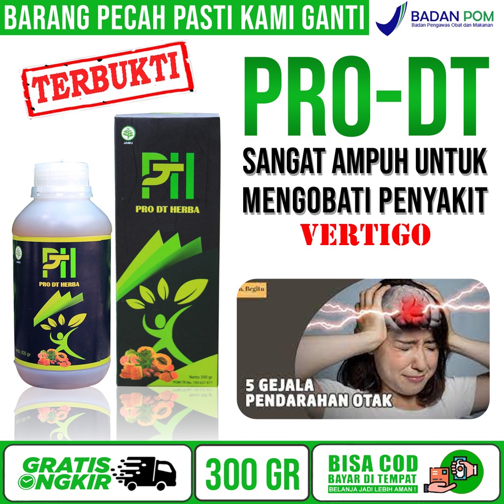 Jual PRO DT HERBA obat vertigo paling ampuh original- Obat sakit kepala ...