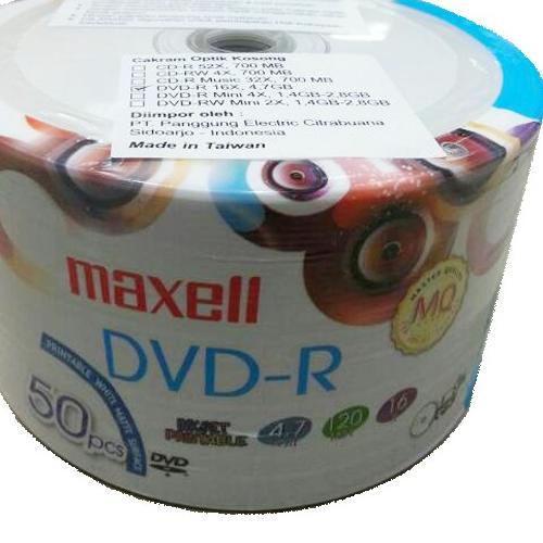 Jual DVD-R Printable Maxell Speed 16x | Shopee Indonesia