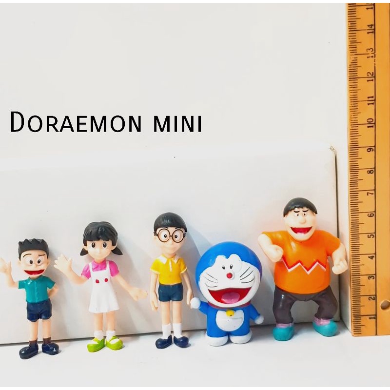 Jual DORAEMON MINI - KARAKTER FIGURE 1 SET ISI 5 PCS | Shopee Indonesia