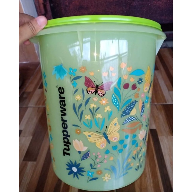 Jual Giant Canister/Giant canister butterfly/Tupperware hijau/Toples ...