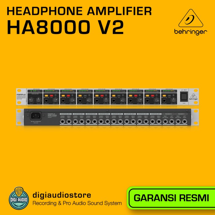 Jual Behringer Ha8000 [ Ha 8000 ] Headphone Distribution Amplifier # ...