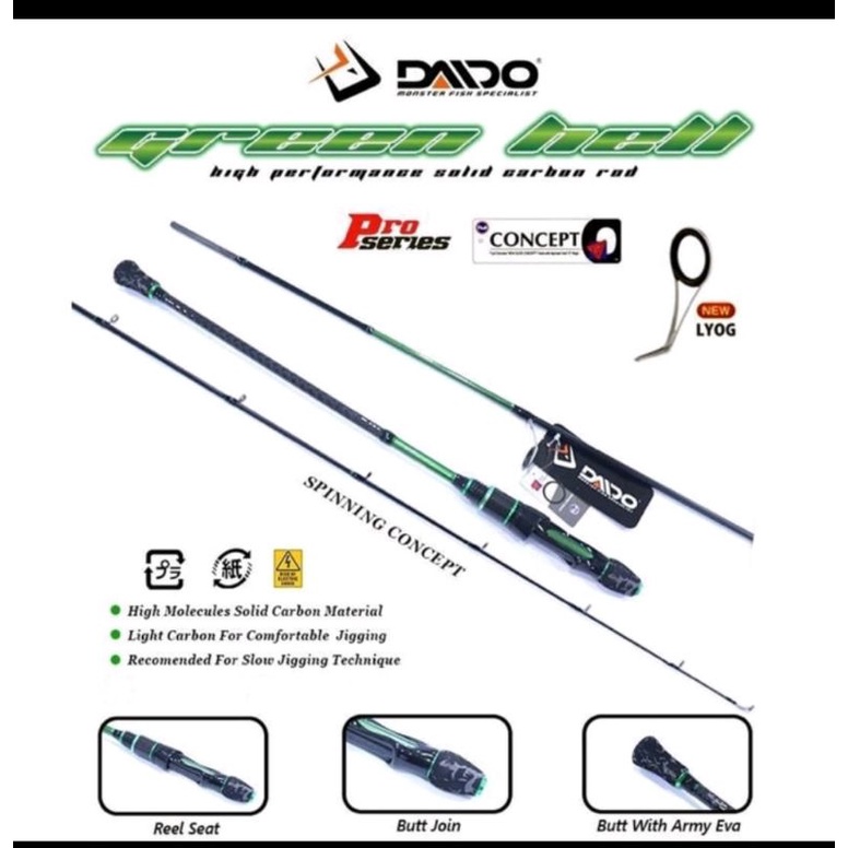 Jual Joran Green Hail 662MH BC | Shopee Indonesia