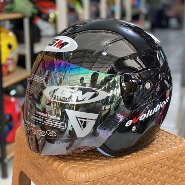 Jual Helm GM Evolution Polos ORIGINAL | Shopee Indonesia