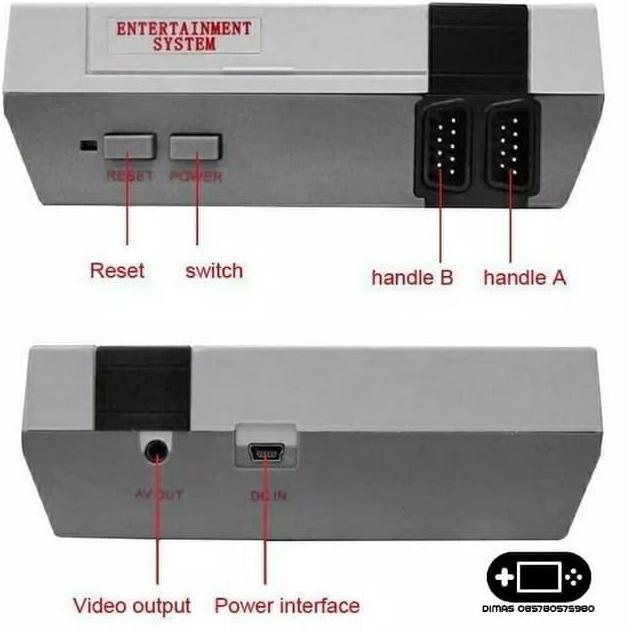 Jual Stik Clone Nintendo NES Mini Classic Controller NES Klasik 9 Pin | Shopee Indonesia