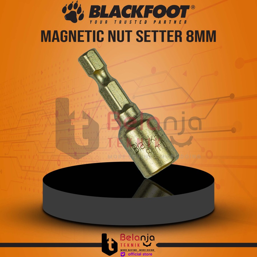 Jual Blackfoot Magnetic Nut Setter Mata Roofing Sock Bor Skrup 8 X 42 ...