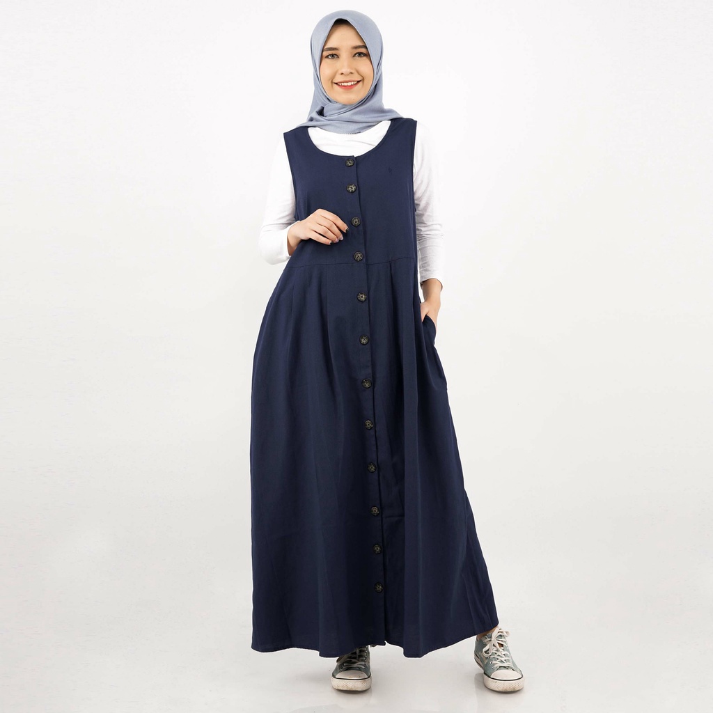 Jual Cressida Gamis Ladies Navy - LLGBU.DB940Y | Shopee Indonesia