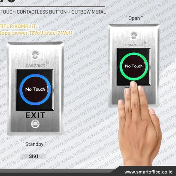Jual No Touch Exit Push Button Stainless RFID or Fingerprint Access ...