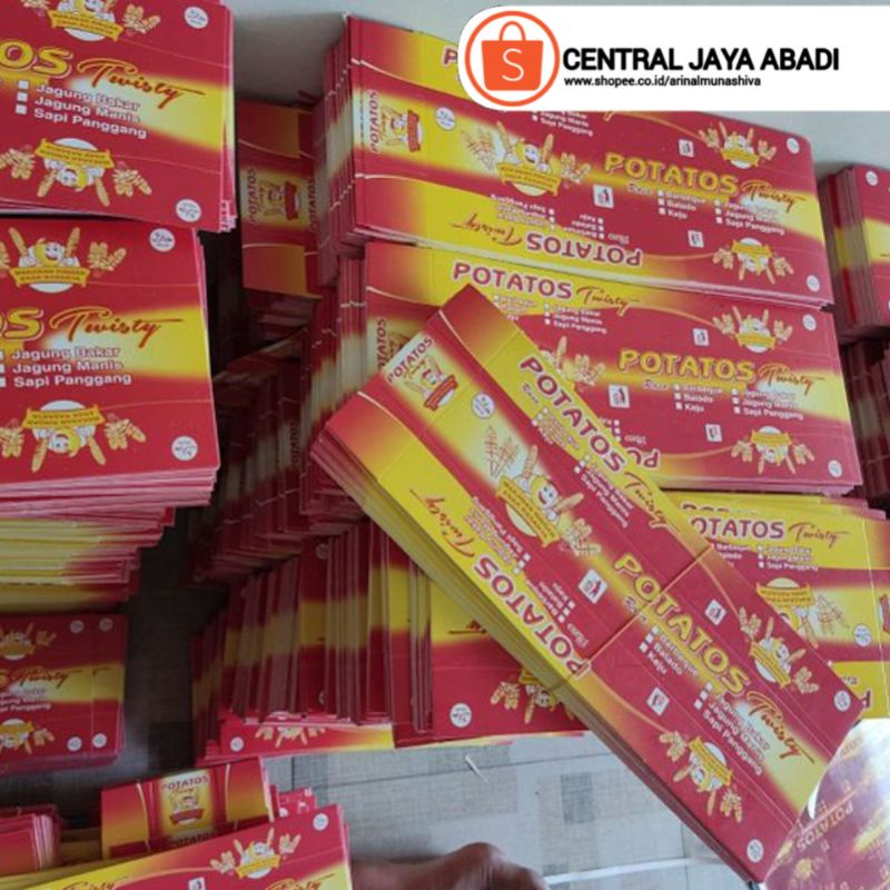 Jual 100 LEMBAR KERTAS KENTANG ULIR BAHAN IVORY PUTIH KOTAK KENTANG ...