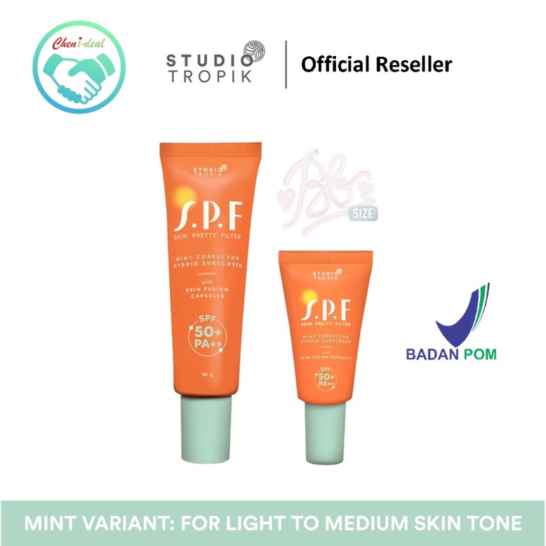 Jual Studio Tropik Skin Pretty Filter SPF 50+ PA++ | Shopee Indonesia