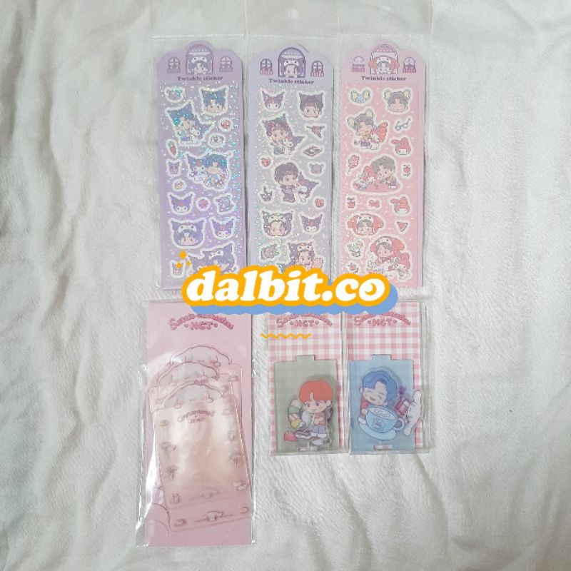 Jual NCT X SANRIO 1ST MD & 10X10 (ACRYLIC STAND JENO JUNGWOO, TWINKLE ...