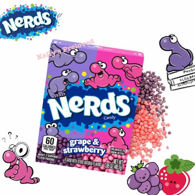 Jual TERBARU NERDS GRAPE STRAWBERRY CANDY 46.7gr MADE IN USA /PERMEN ...