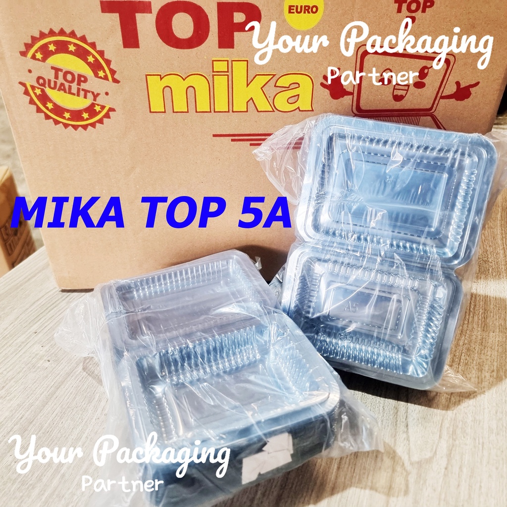 Jual (isi100) MIKA TOP 5A TEBAL MIKA KUE BUNGKUS WADAH TEMPAT MAKANAN ...