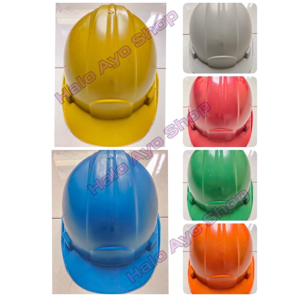 Jual Helm Safety Proyek Merek Ultra Komplit Inner Dan Tali Dagu Fastrek ...