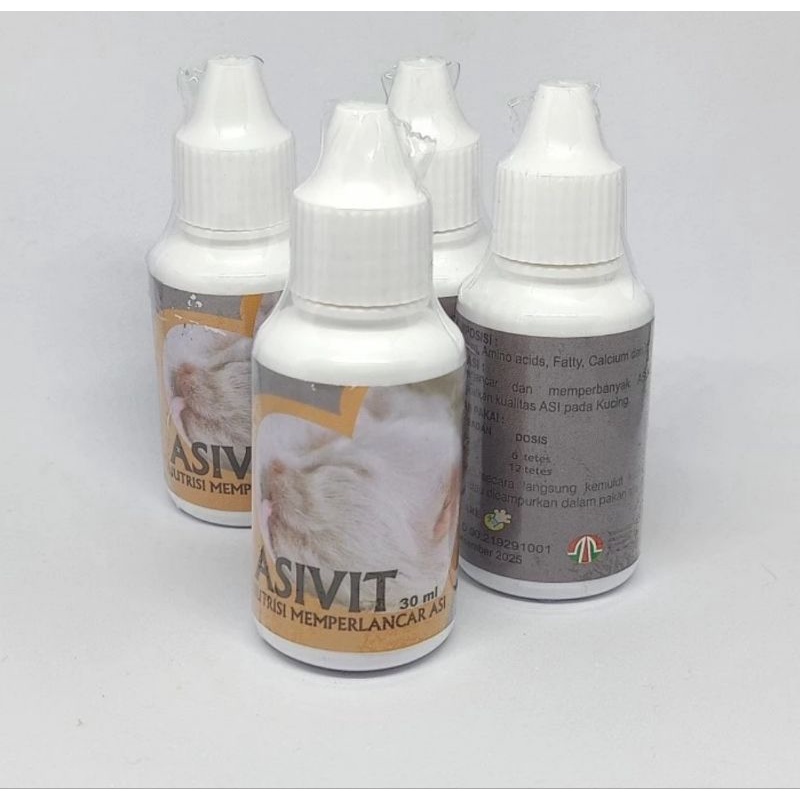 Jual Asivit 30 Ml suplemen Untuk Memperlancar Asi Induk Kucing | Shopee ...
