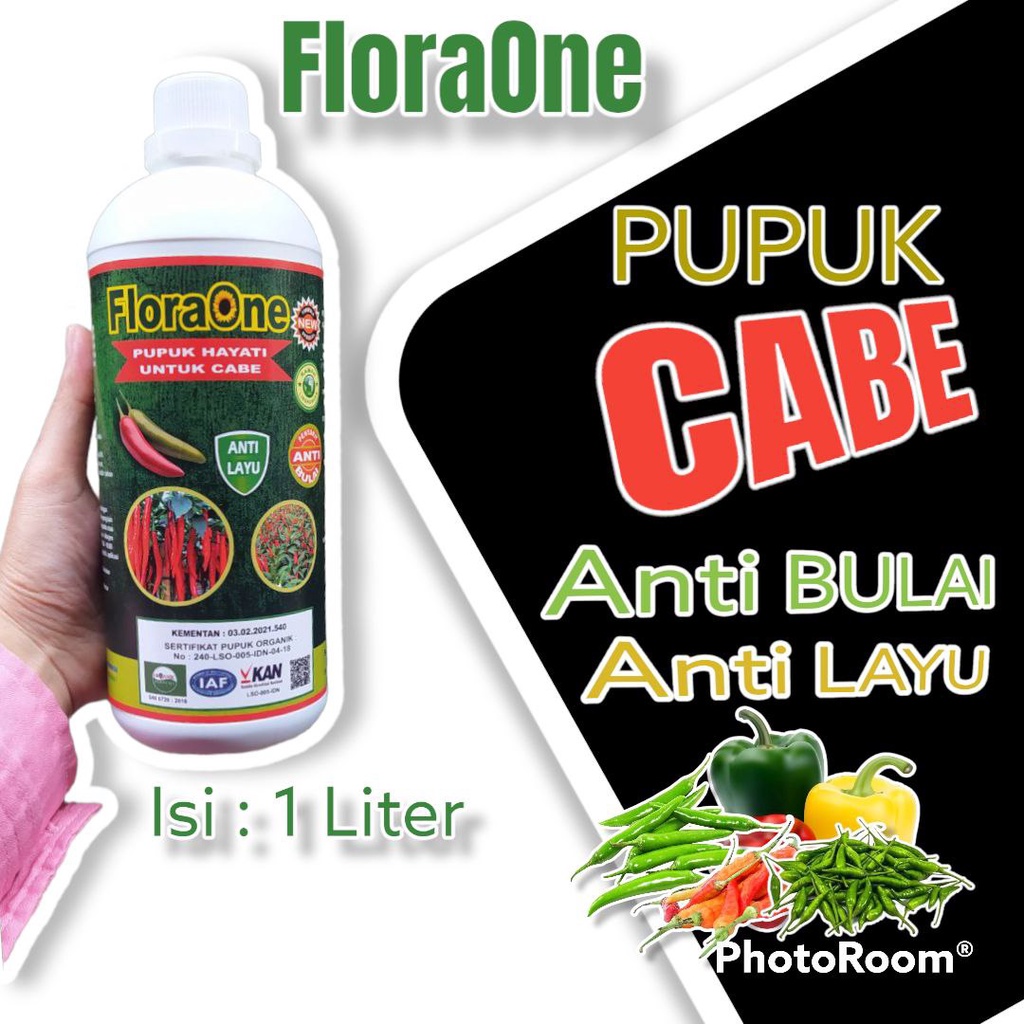 Jual Pupuk Cair FLORAONE cabai anti rontok, Obat hayati ampuh tanaman ...