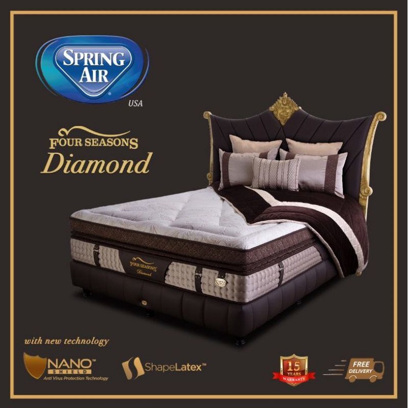 Jual Spring air spring bed Crystal uk 160x200 matt only | Shopee Indonesia