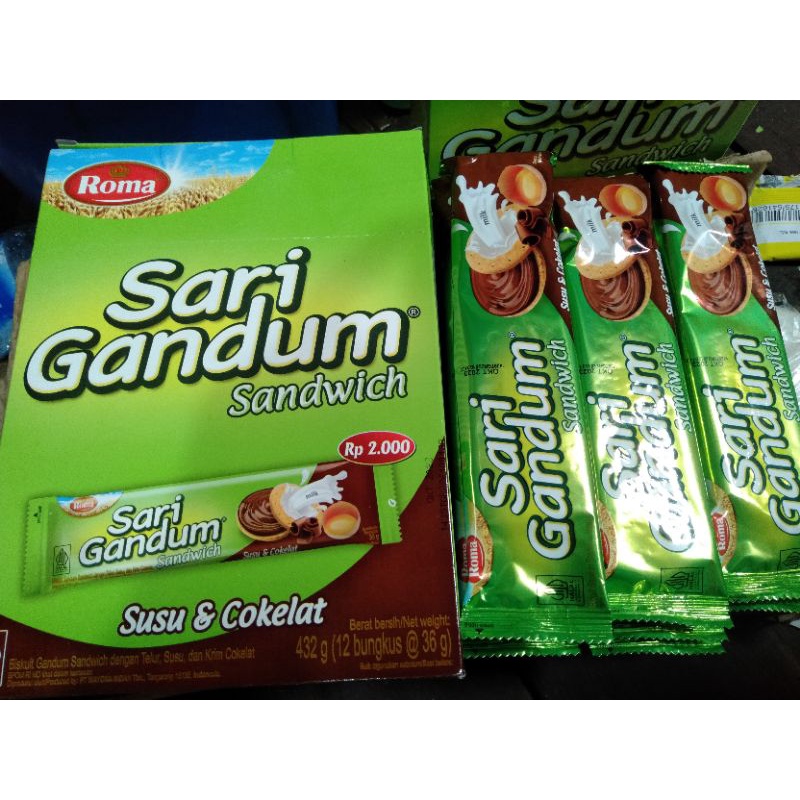 Jual sari gandum kotak isi 12 pcs | Shopee Indonesia