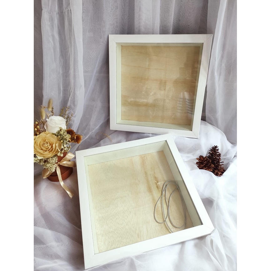 Jual Bingkai 3D 30x30x5cm frame pigura (depan pakai akrilik) / pop up ...