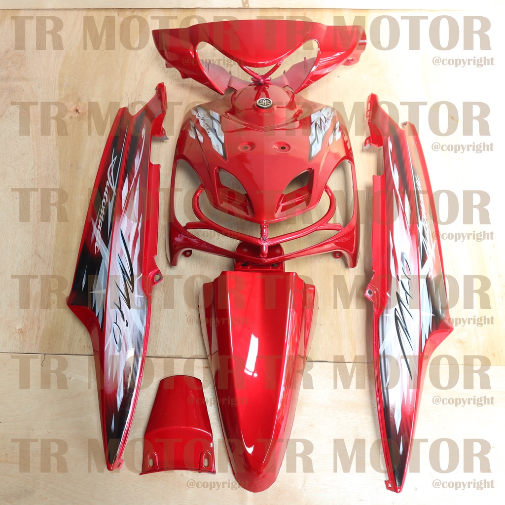 Jual Body Mio Sporty Full Set 2009 Merah Body Halus Mio Sporty Mio New ...