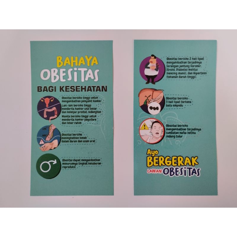 Jual Flayer Bahaya Obesitas Bagi Kesehatan | Shopee Indonesia Jual Flayer Bahaya Obesitas Bagi Kesehatan | Shopee Indonesia