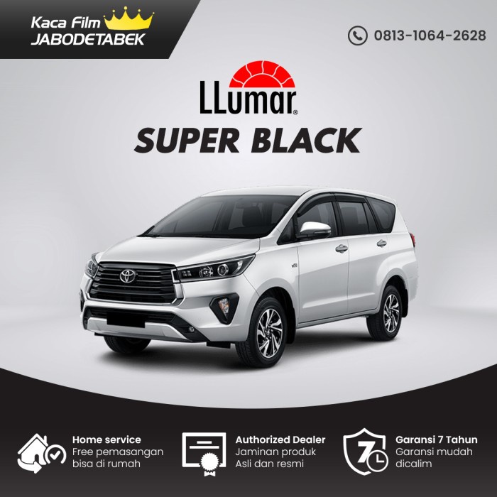 Jual Kaca Film Llumar Super Black Original Garansi Resmi 7 Tahun ...