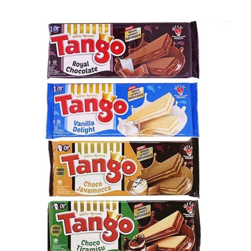 Jual Wafer Tango All Varian 120 gr Potongan Harga Rp.1.900 | Shopee ...