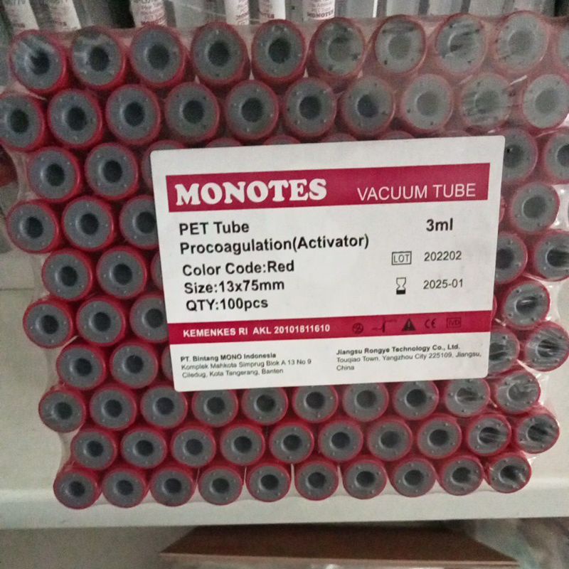 Jual TABUNG EDTA Monotes Vacuum Tube 3ml | Shopee Indonesia