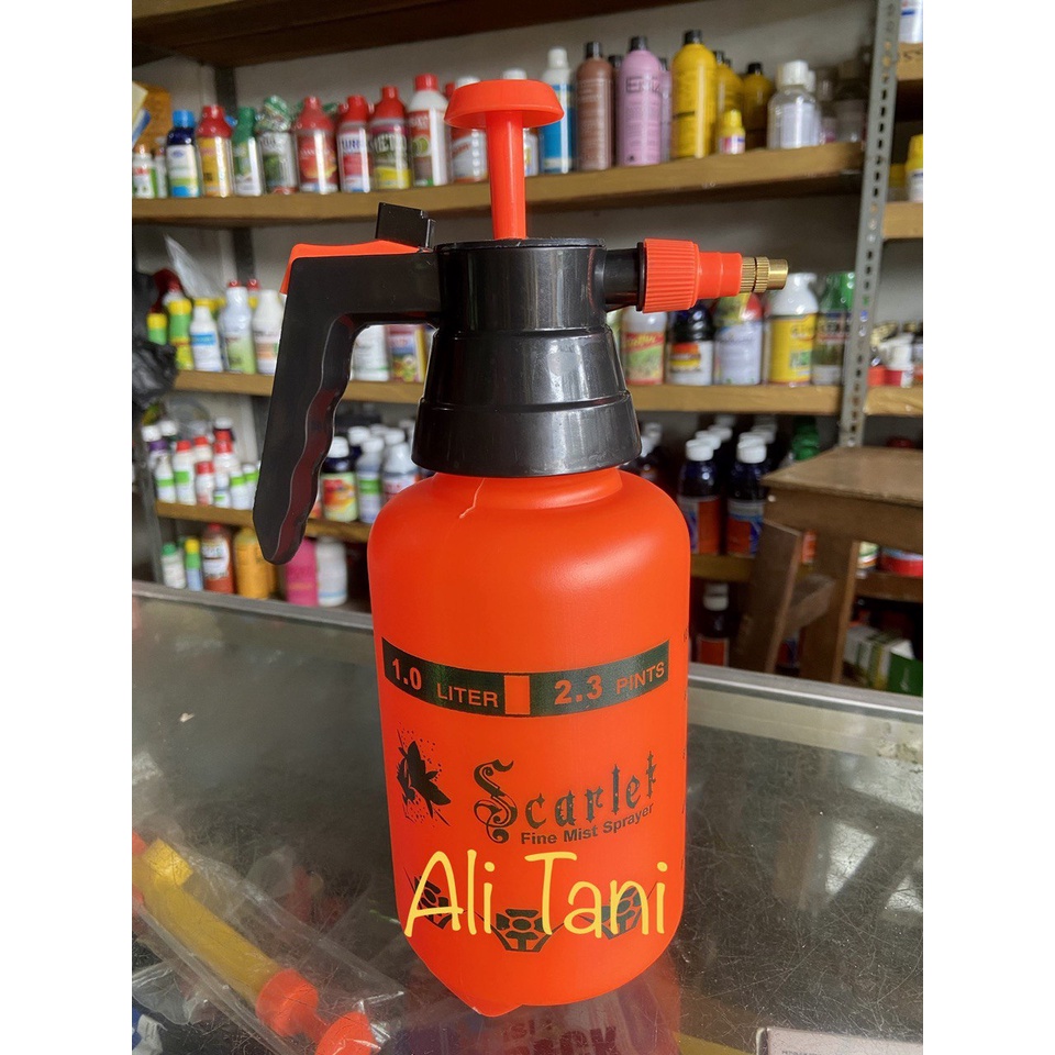Jual Sprayer/Semprotan/Hand Spray Pompa SCARLET Orange Kapasitas 1 LTR ...