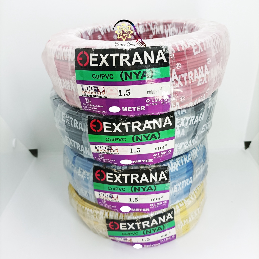 Jual Kabel NYA 1,5mm 50 meter Extrana Cable SNI | Shopee Indonesia