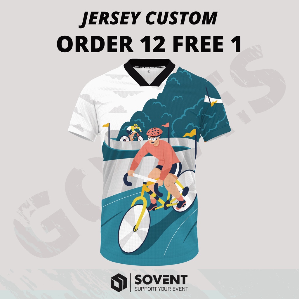 Jual JERSEY GOWES PRINTING - BISA CUSTOM DESAIN, NAMA, DAN LOGO ...