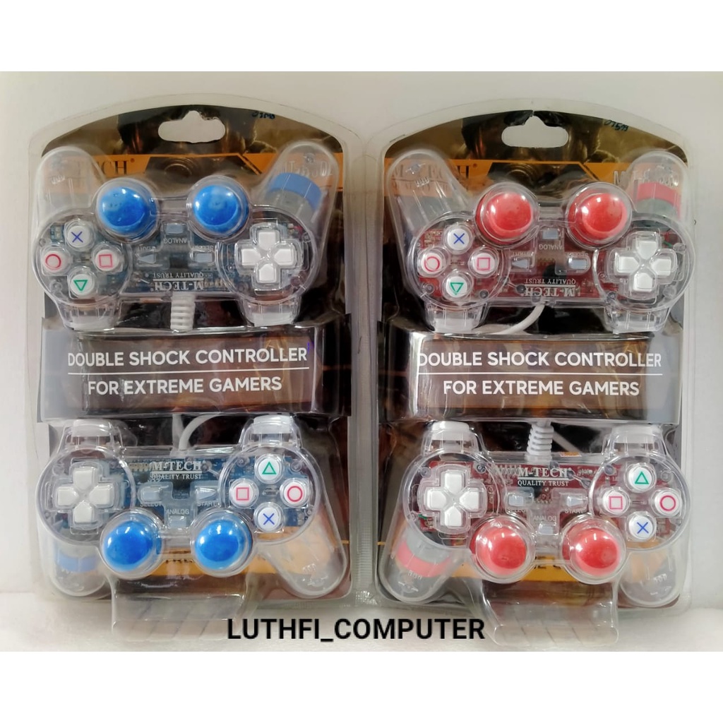 Jual M-Tech Original Gamepad stick Usb double / Single Getar ...