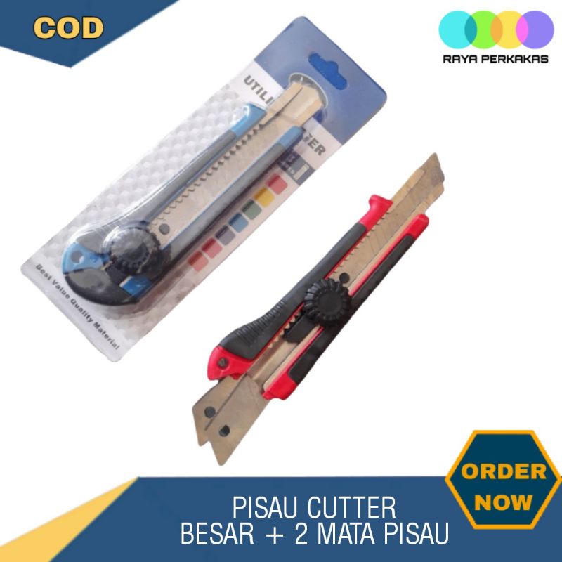 Jual Pisau Cutter Kater Besar 18 mm Vico Original | Shopee Indonesia