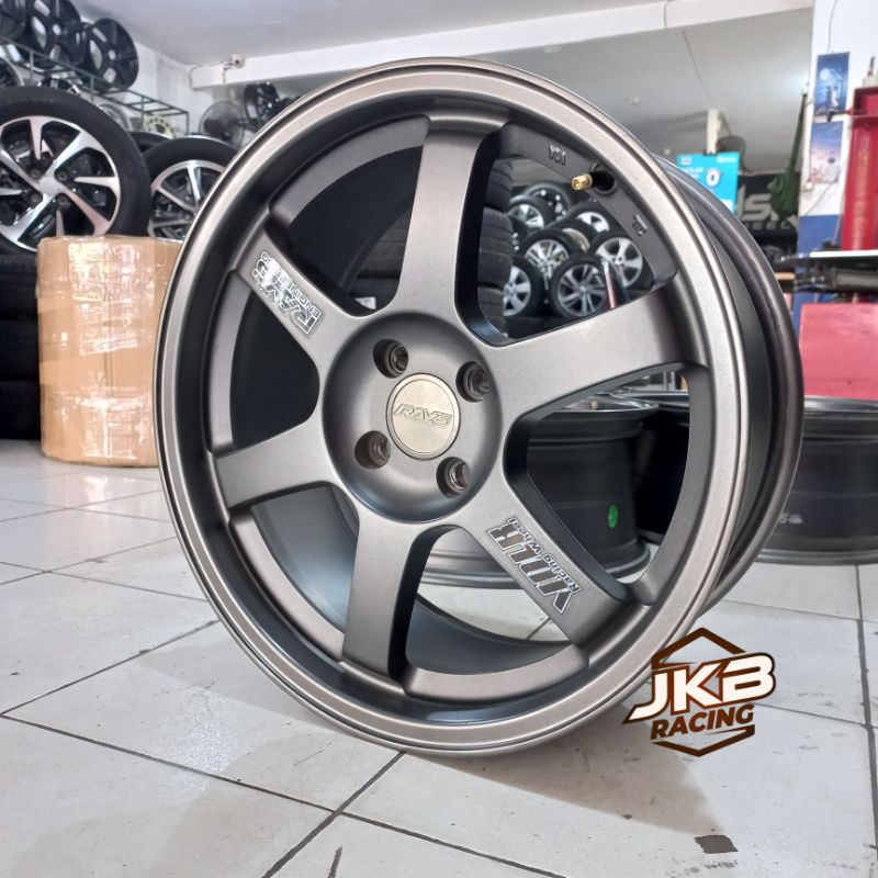 Jual VELG SECOND RAYS TE37 RING 17 BAUT 4X100 LEBAR 7,5 RATA GREY VELG ONLY 4PCS | Shopee Indonesia