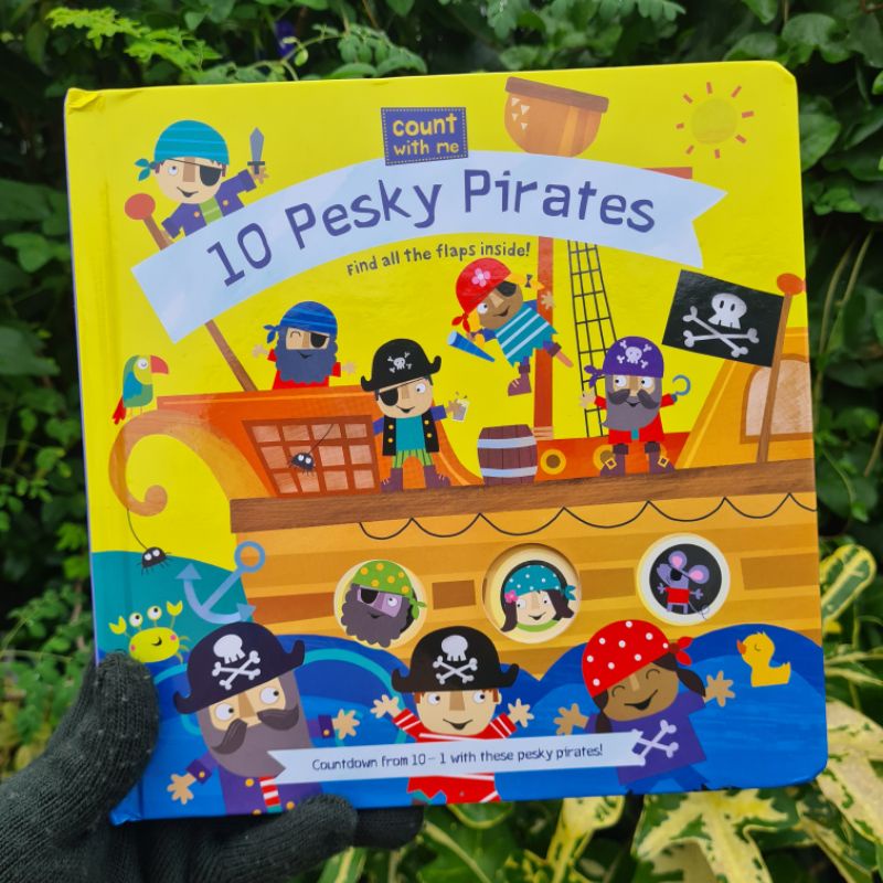 Jual COUNT WITH ME: 10 PESKY PIRATES (Buku Anak: Board Book) | Shopee ...