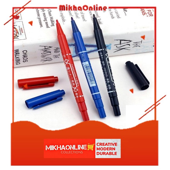Jual Spidol Pulpen Permanen Import 2 IN 1 | Shopee Indonesia