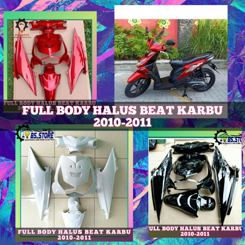 Jual FULSET BODY HALUS BEAT LAMA KARBU 2010-2011 HITAM PUTIH MERAH ...